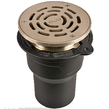 ACO TotalFlow cast iron floor gully set 169mm dia.
