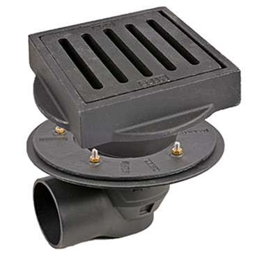 ACO TotalFlow cast iron floor gully set 170x170mm